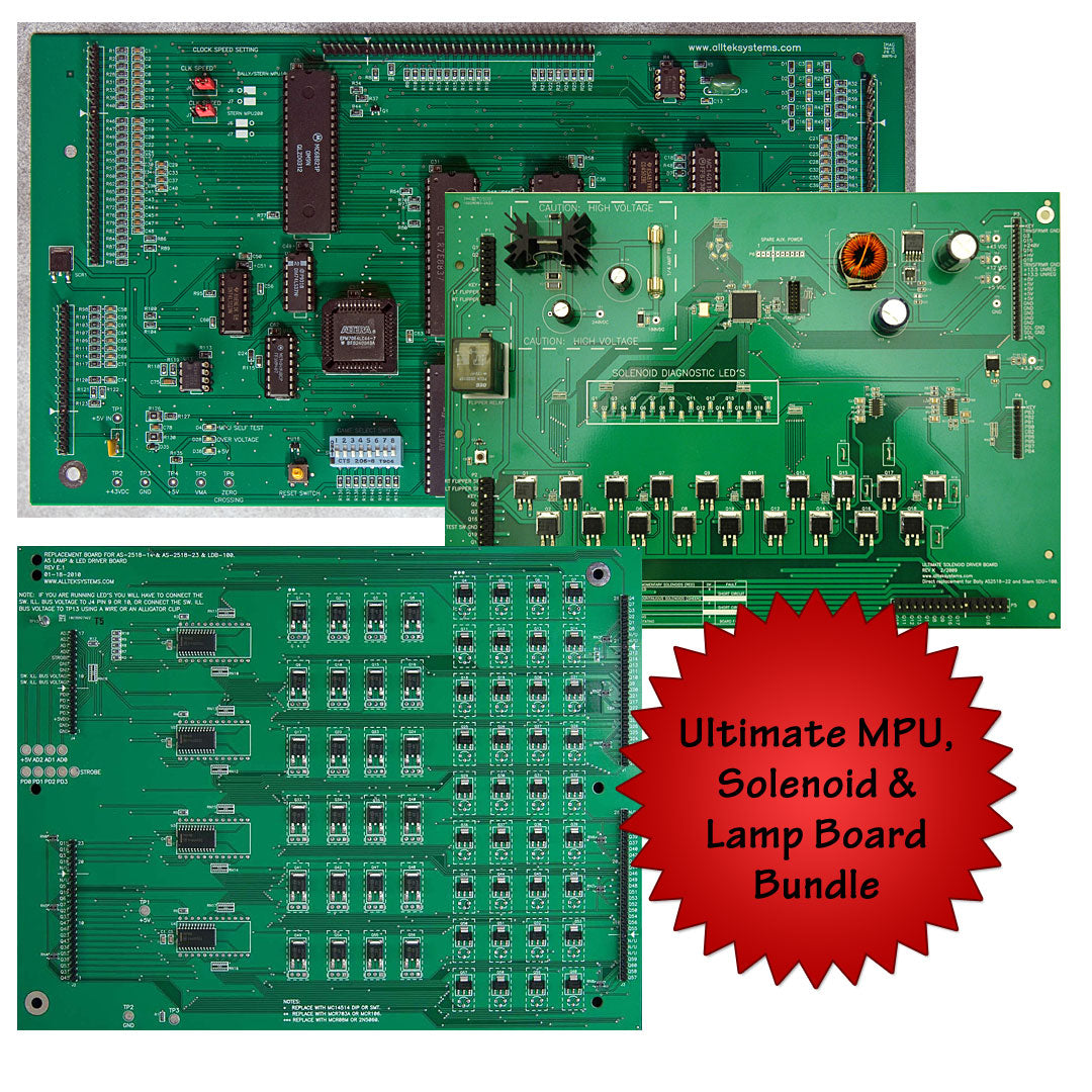 MPU Board, Solenoid & LED/Lamp Driver | AlltekSystems