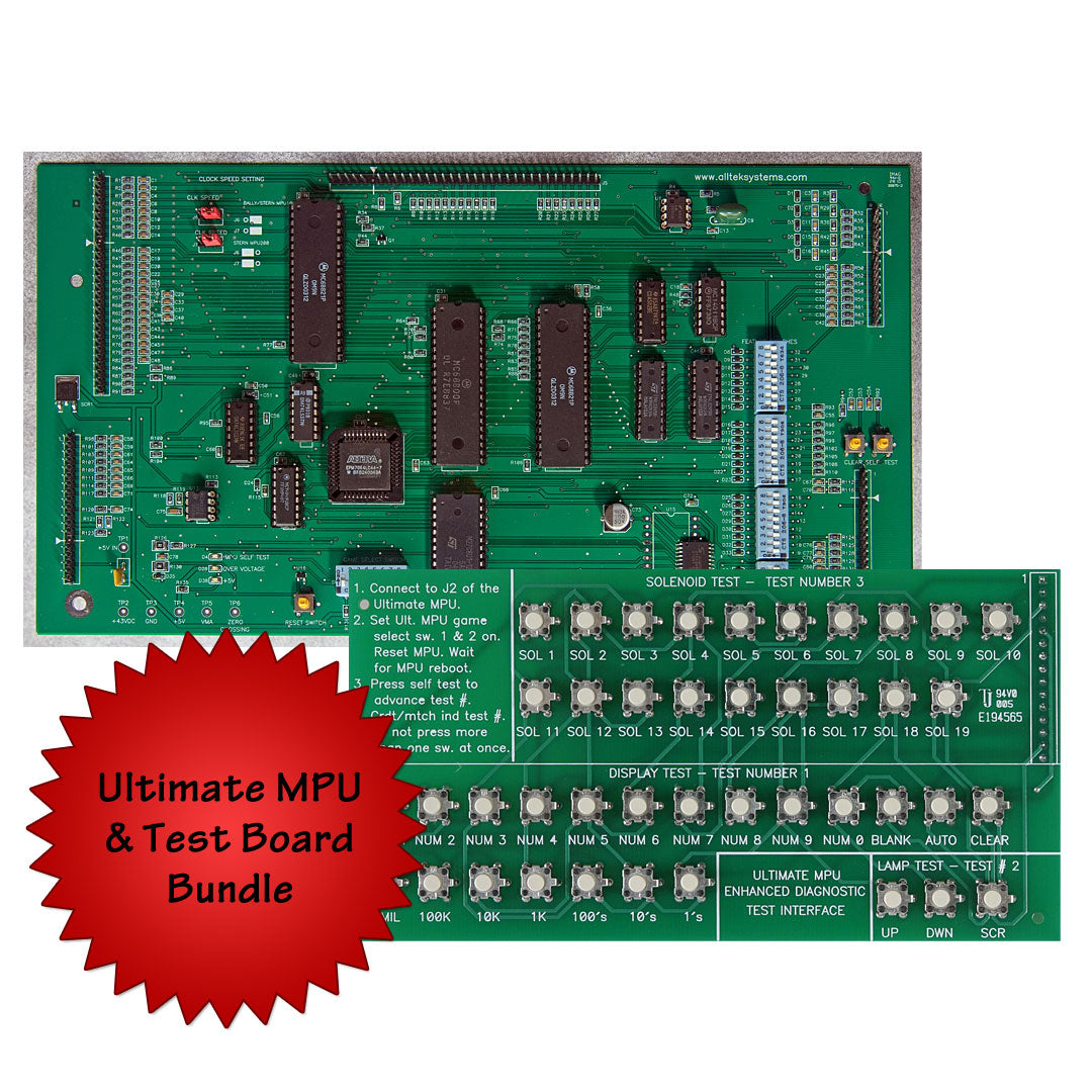 Ultimate MPU Pinball Replacement w/ Test Card | AlltekSystems
